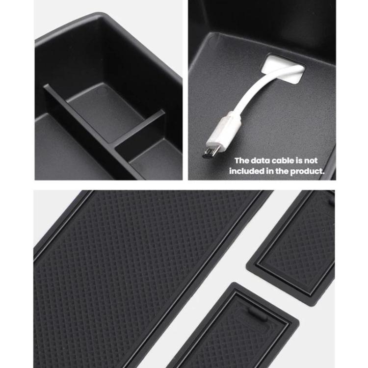 For 2024-2026 Leapmotor C10 Center Console Armrest Storage Box(Black)