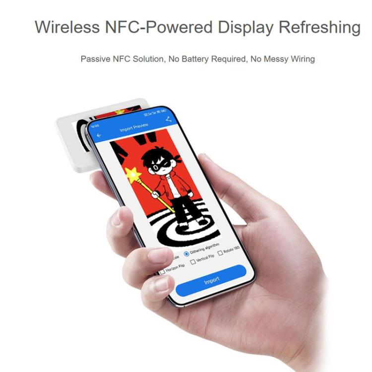 WAVESHARE 2.13 Inch Passive NFC Red Yellow Black White Ink Screen