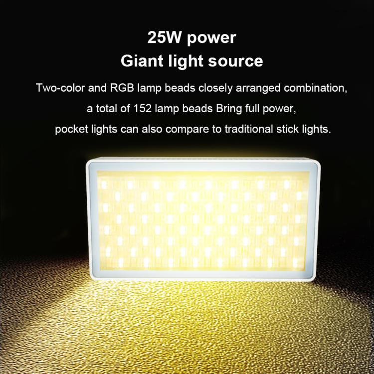 Mamen 25W Full-Color RGB Camera Outdoor Live Streaming Fill Light(25R)