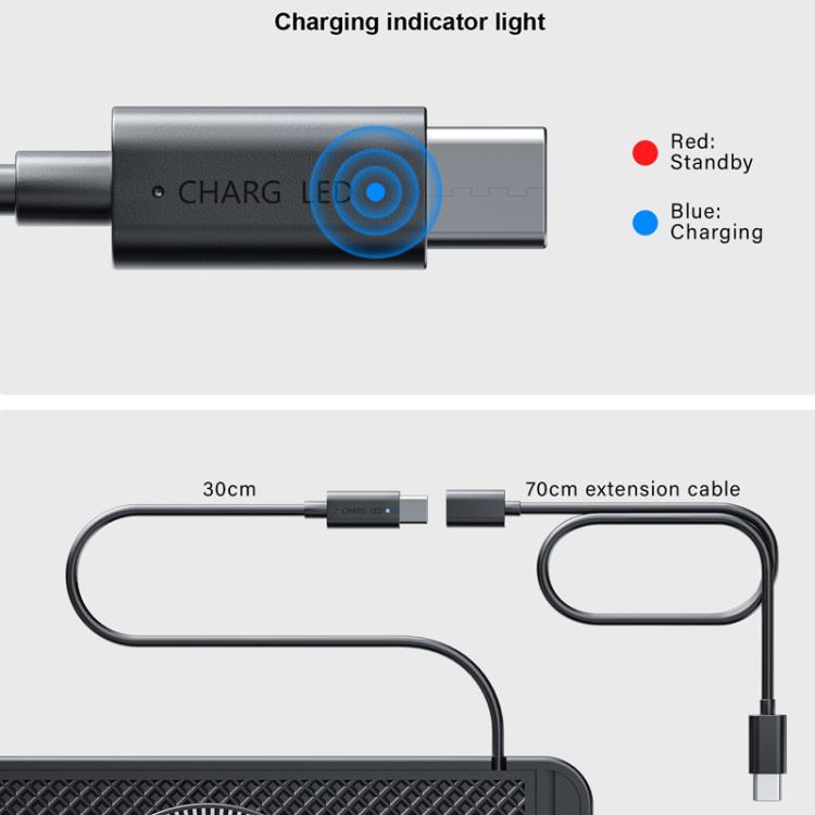 For Apple / Huawei / Xiaomi Qi Standard Car Magnetic Wireless Charging ...