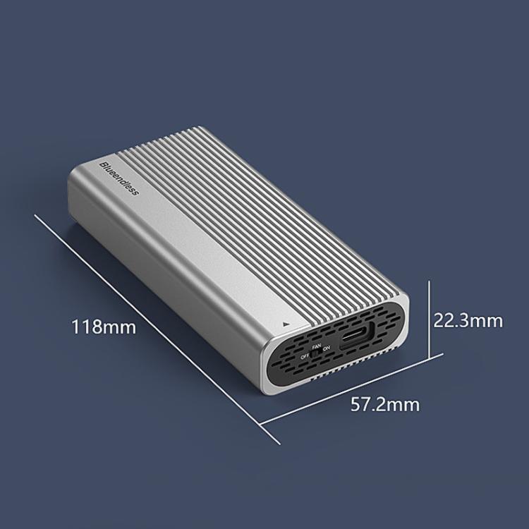 Blueendless M280U4C USB4 Portable Hard Drive Enclosure With Switch ...