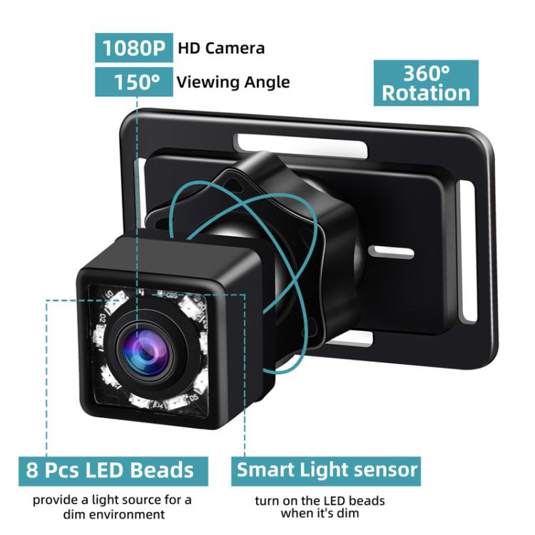 4.3 Inch 1080P HD Car Baby Monitor Infrared Night Vision Camera, Spec ...
