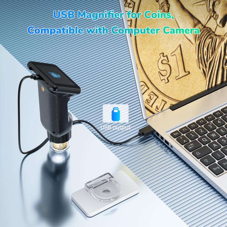 H013 2.8 Inch Digital Handheld HD Portable Electronic Microscope ...