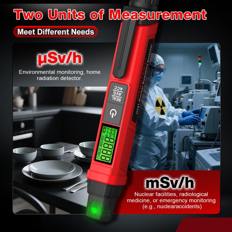 HABOTEST HT81 Nuclear Radiation Detection Pen Nuclear Contamination ...