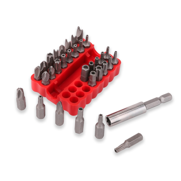 33 in 1 Electric Screwdriver Safety Bit Set with Magnetic Extension ...
