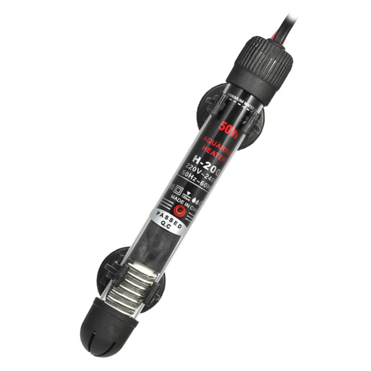 3 Pcs 220v 미니 잠수정 수족관 히터 가열 막대 수족관 물고기 탱크 온도 조절 온도 조절기 Eu 플러그 50w
