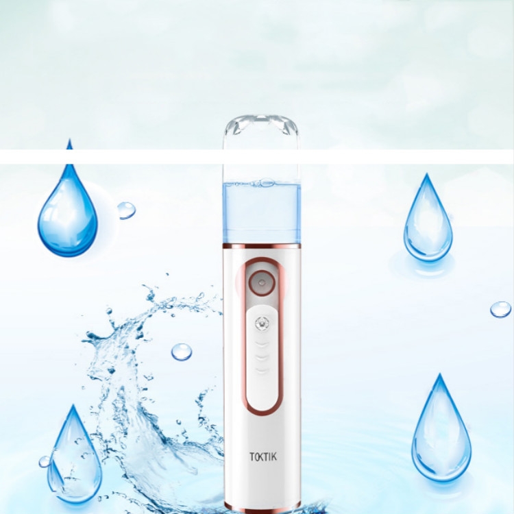 Usb 충전 핸드 헬드 콜드 스프레이 물 수분 측정기 알코올 분무기 사양 전원 은행 기능 없음 흰색