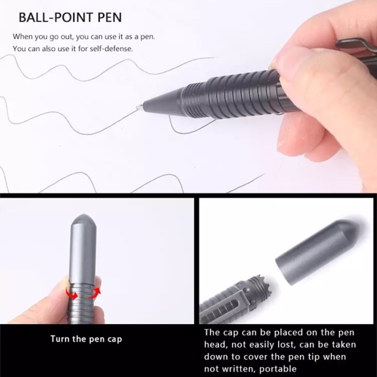 Portable Multi-function Pen Self Defense Supplies Weapons Protection ...