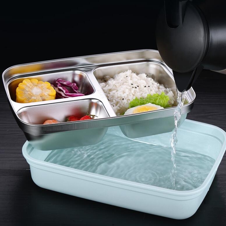 SSGP Office Lunch Box Compartment Lunch Box Student Children Portable ...