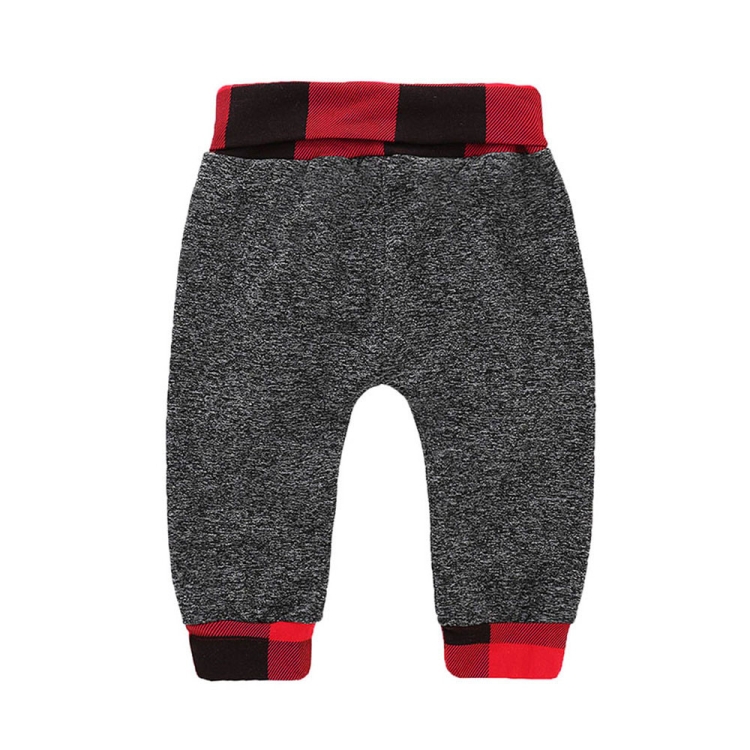 Hoodies Toddler Plaid Hooded Tops Long Pants Kids Set, Kid Size:90cm ...