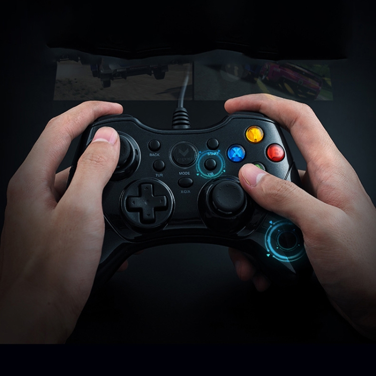 Rapoo V600 Gaming-level Wire Vibrating Game Controller for PC / PS3 ...