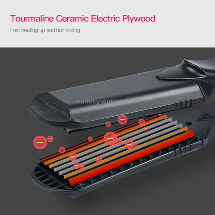 4 in 1 Interchangeable Ceramic Hair Curler Straightener Corn Electric ...