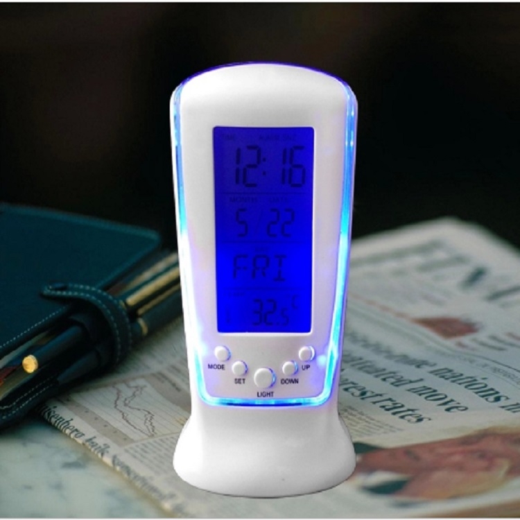 Multi-function Home Desktop LED Alarm Clock with Calendar & Temperature ...