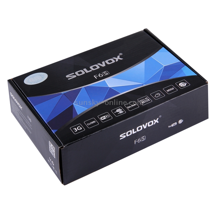 Original SOLOVOX F6S HD Digital Satellite Receiver Support 2 x USB, USB ...