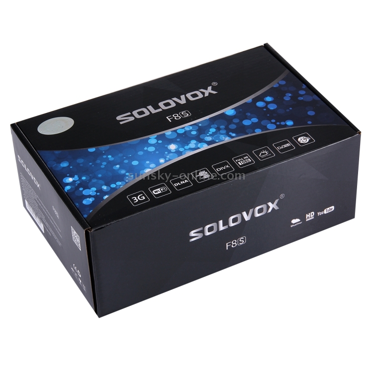 Original SOLOVOX F8S HD Digital Satellite Receiver Support 2 x USB, USB ...