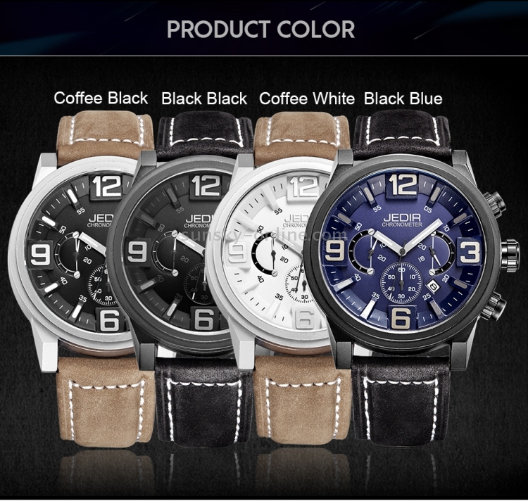 JEDIR 527601 3ATM Waterproof Quartz Movement 1.3D Three-dimensional ...