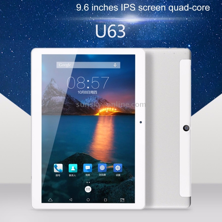 Cube U63 Phone Call Tablet, 9.6 inch, 1GB+16GB