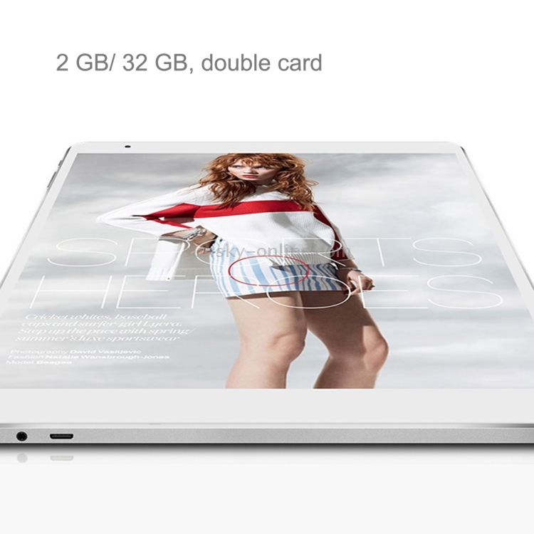 4G Phone Call Tablet, 9.6 inch, 2GB+32GB