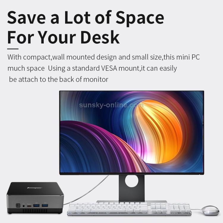 Jumper EZBox i3 Mini PC, Intel Broadwell i3-5005U Processor Dual Core 2 ...