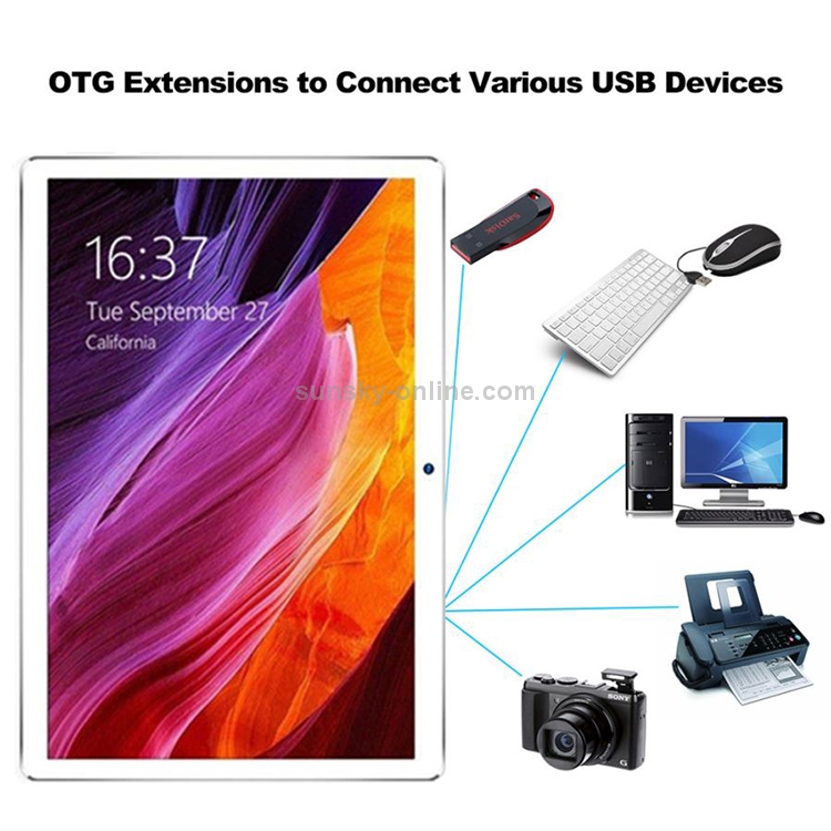 4G Phone Call Tablet PC, 10.1 inch, 4GB+64GB