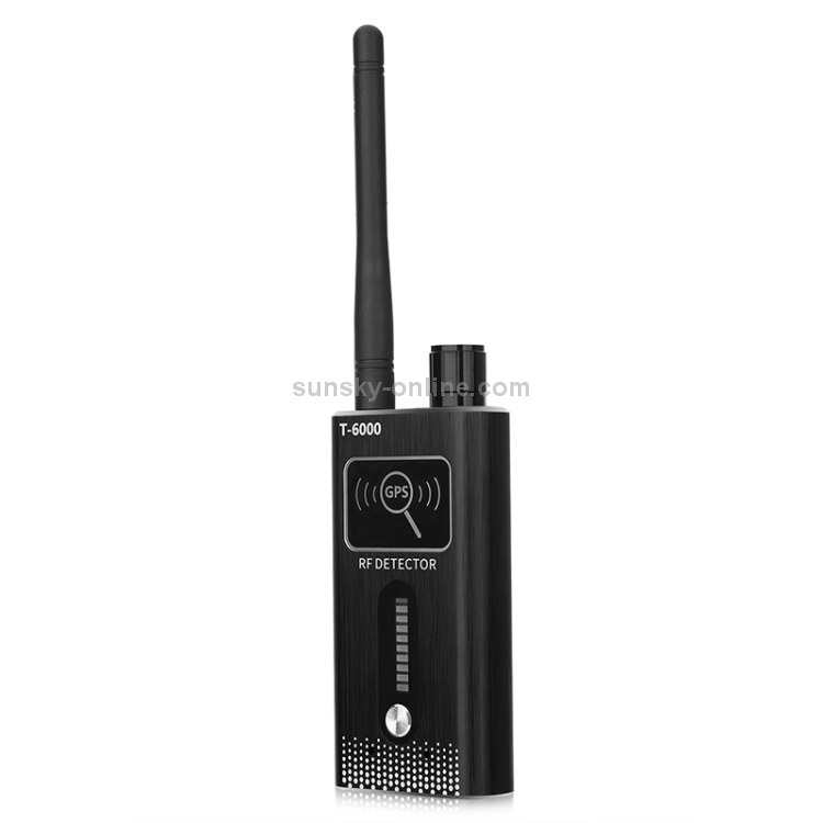 T-6000 GPS Signal Lens RF Tracker WiFi GSM Bug Detector (Black)