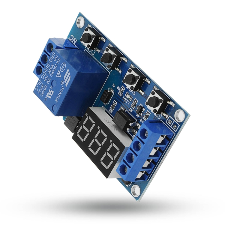 LDTR-WG0199 DC 6V To 30V One Way Relay Module Delay Power Off Disconnection Trigger Delay Cycle ...