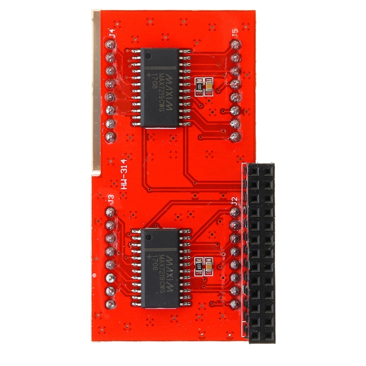 LDTR-WG0259 8x16 MAX7219 Arduino Raspberry Pi B / B + 용 LED 도트 매트릭스 스크린 모듈 (빨간색)