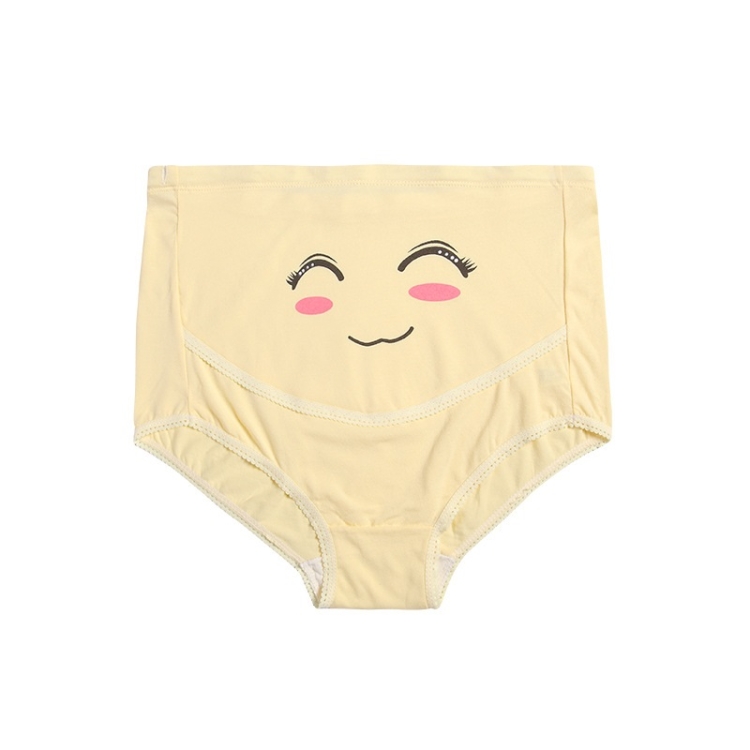6 Pcs 귀여운 만화 큰 크기 통기성 높은 허리 배꼽 리프트 조정 가능한 출산 팬티 색상 무작위 색상 배달 크기 Xl