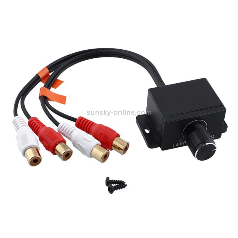 SUNSKY - Universal Car Modified Panel Audio Volume Knob RCA Head Audio ...