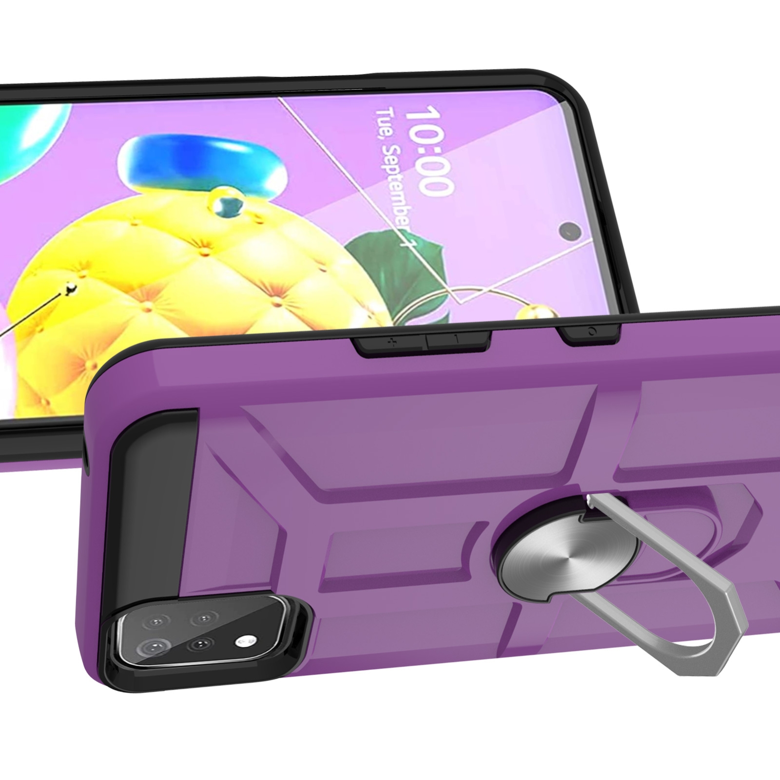 SUNSKY - สำหรับ LG K53 สงคราม - พระเจ้าเกราะ TPU + PC กันกระแทกกรณี ...