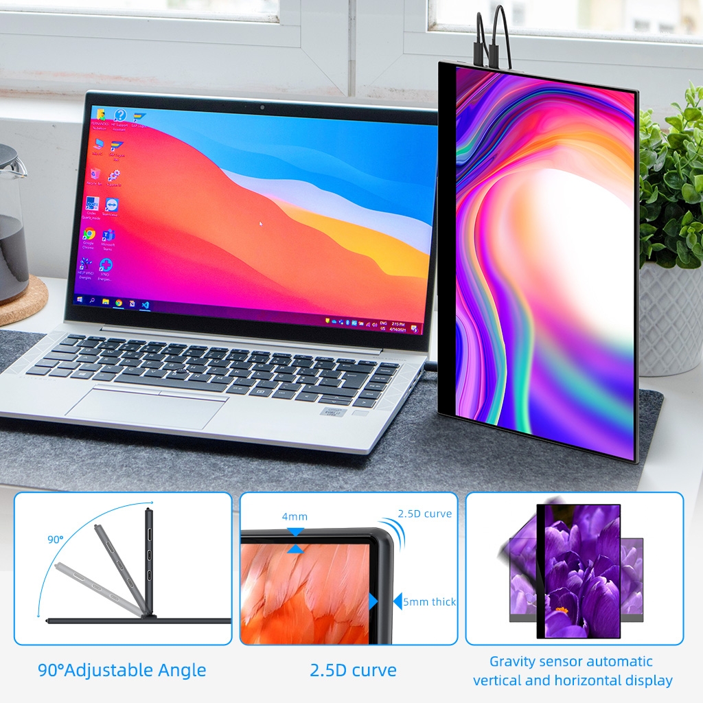 SUNSKY - GMK KD2 3840x2160P 4K 15.6 inch IPS Capacitive Touch Screen ...