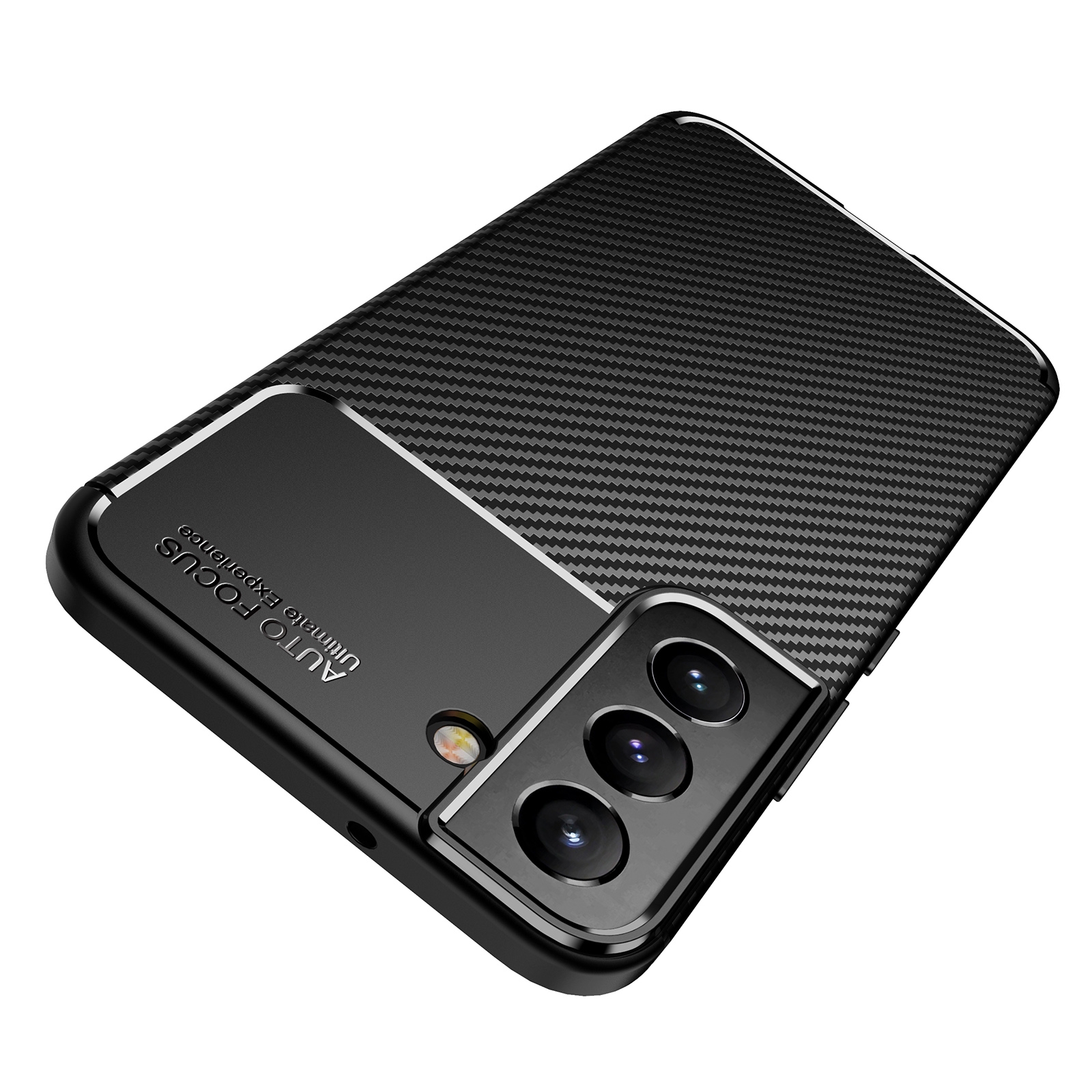 SUNSKY - สำหรับ Samsung Galaxy S22 Pro พื้นผิวคาร์บอนไฟเบอร์กันกระแทก ...