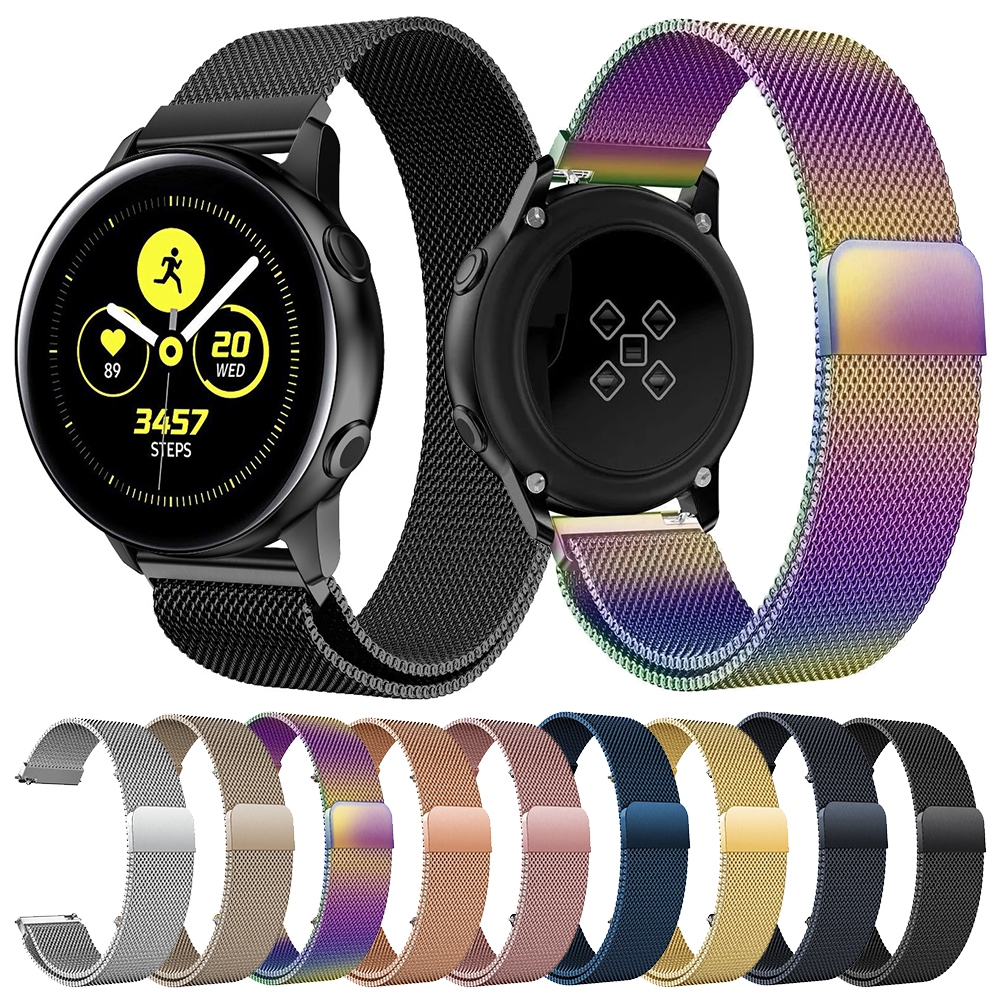 SUNSKY - สำหรับวง Galaxy Watch Active Milanese Band (Black)