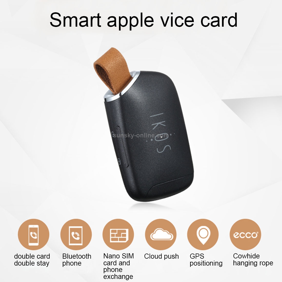 IKOS K1S Bluetooth Smart Nano SIM Card Adapter for iOS Phones
