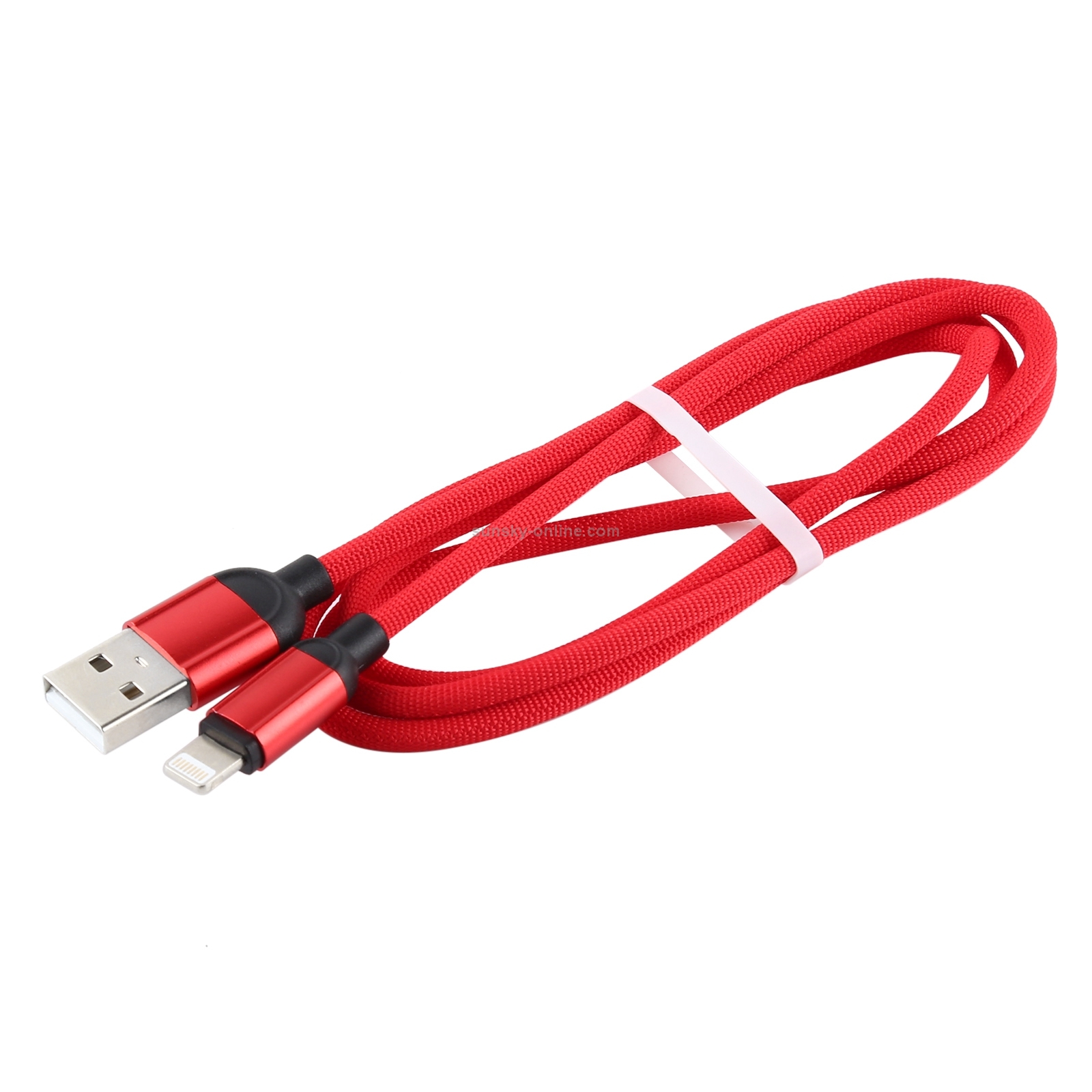 SUNSKY - 3A USB ถึง 8 Pin Braided Data Cable, ความยาวสายเคเบิล: 1 ม. ...
