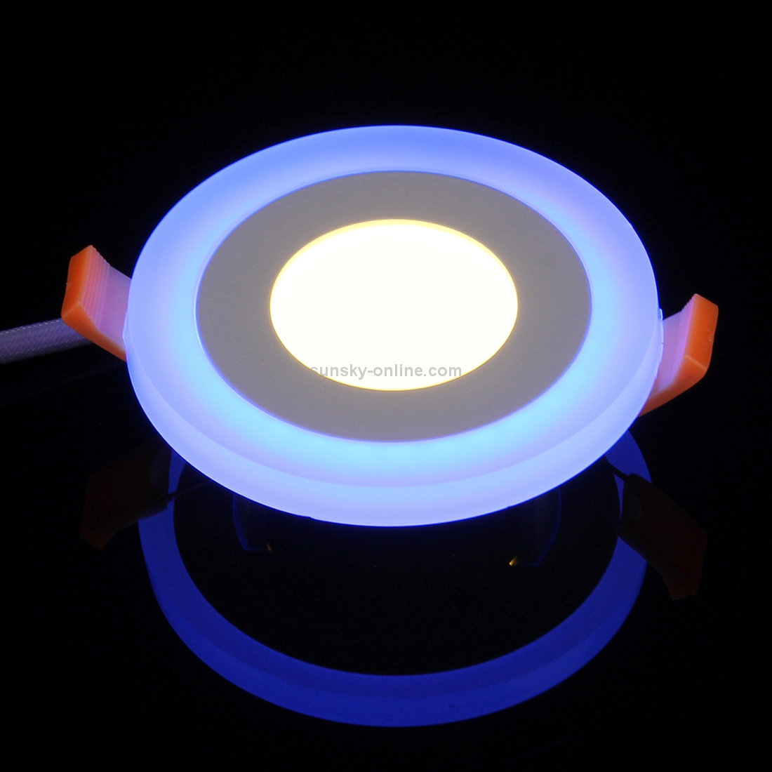 SUNSKY - ไฟ LED คู่ 3W + 3W, การแยกแรงดันไฟฟ้ากว้างโคมไฟเพดานผนังสองสี ...