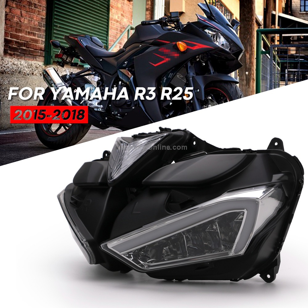 SUNSKY - Speedpark Motorcycle LED Headlight Assembly สำหรับ Yamaha YZF ...