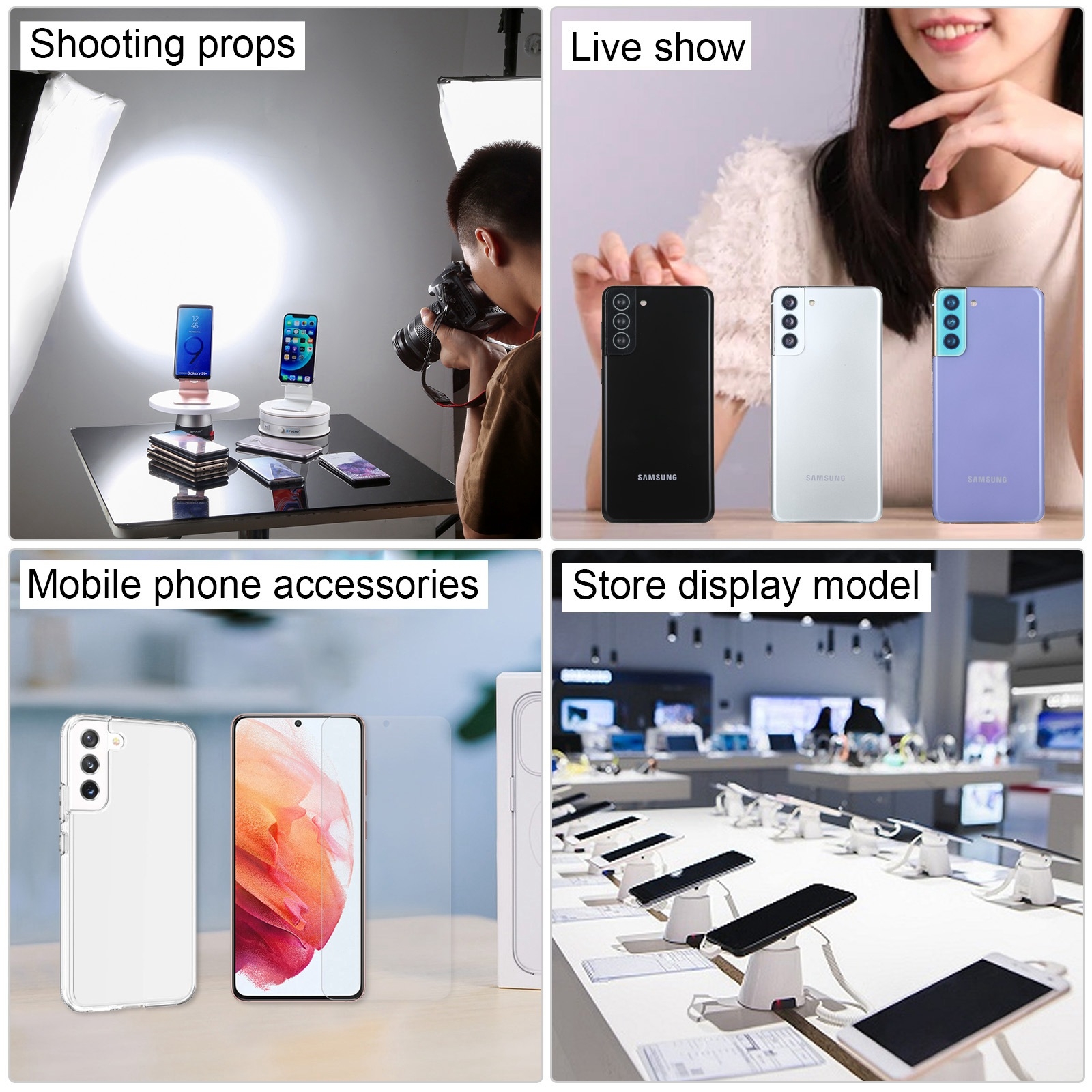 SUNSKY - สำหรับ Samsung Galaxy S21+ 5G หน้าจอสีดำ Non-Working Fake ...