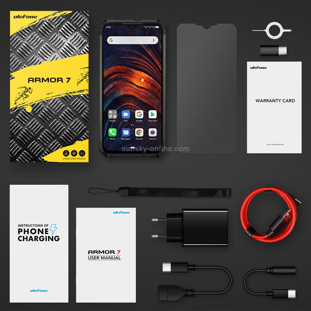 [HK Warehouse] Ulefone Armor 7 Rugged Phone, Dual 4G & VoLTE, 8GB+128GB