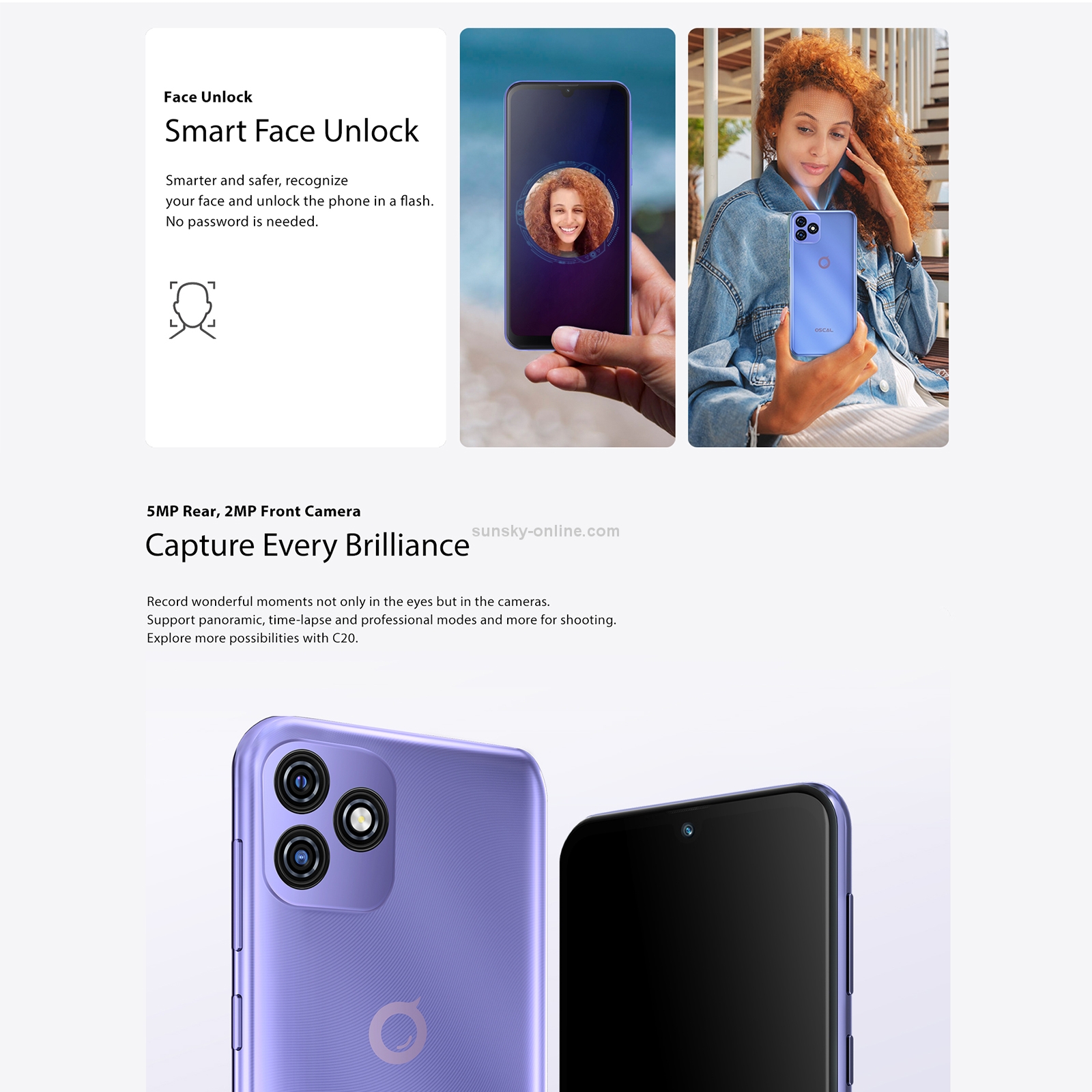 [HK Warehouse] Blackview OSCAL C20, 1GB+32GB