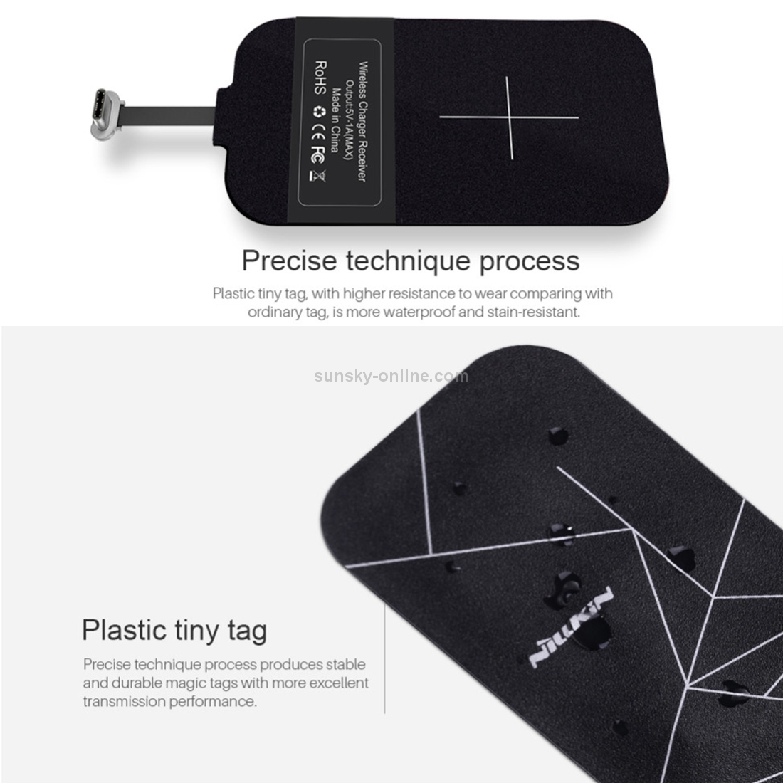 SUNSKY - Nillkin Magic Tag Qi Standard Wireless Charging Receiver พร้อม ...