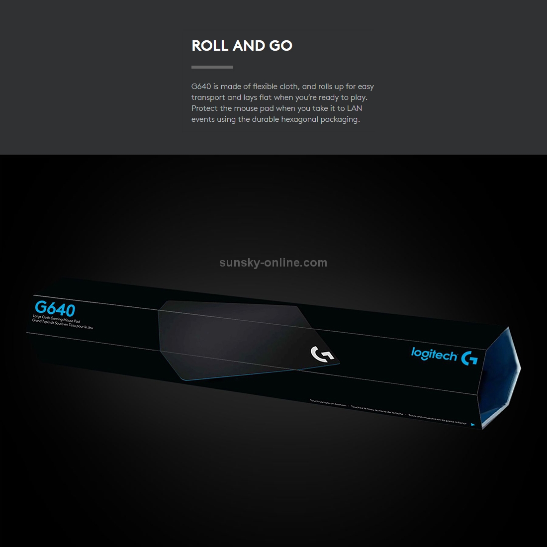 SUNSKY - Logitech G640 Cloth Soft E-sport Gaming Mouse Pad, Size: 46 x ...