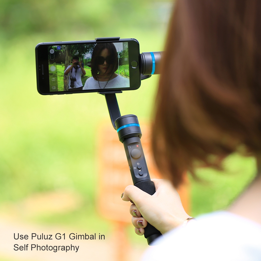 PULUZ G1 3-Axis Stabilizer Handheld Gimbal with Clamp Mount and Tripod ...