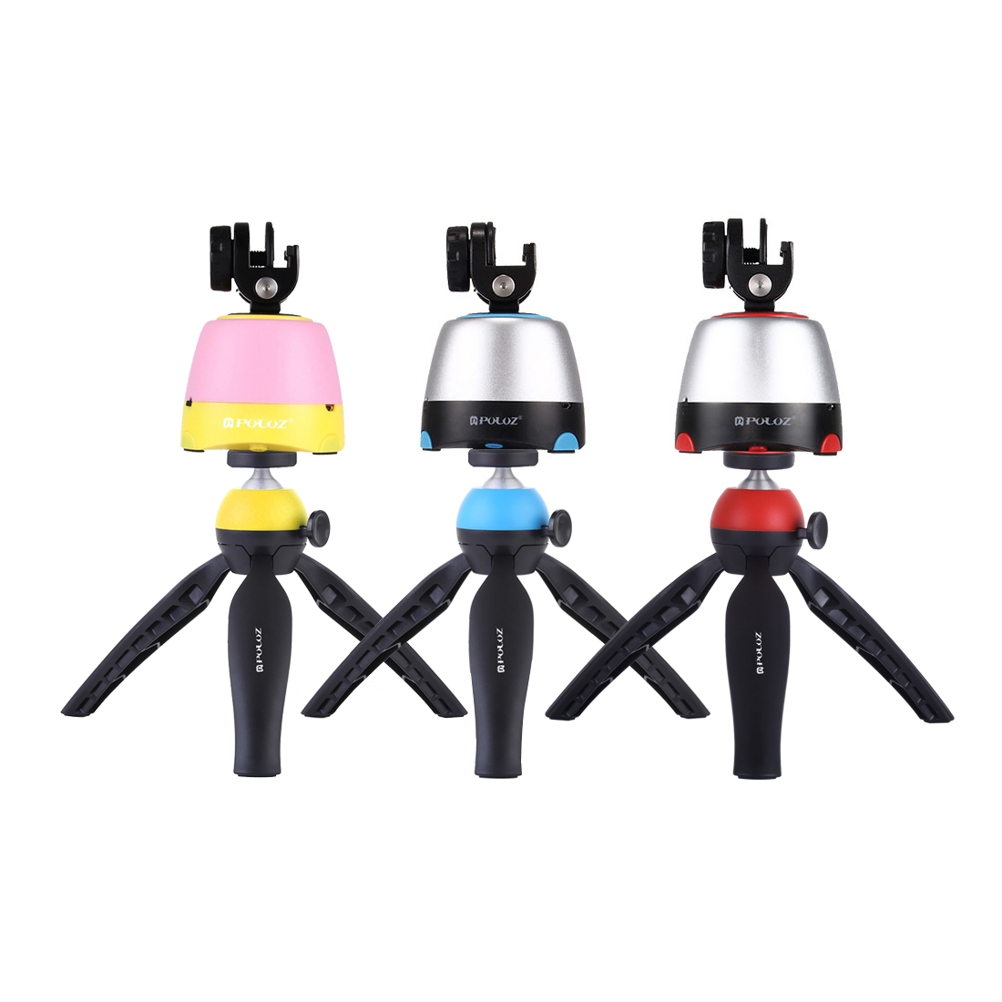 SUNSKY - PULUZ Electronic 360 Degree Rotation Panoramic Head + Tripod ...