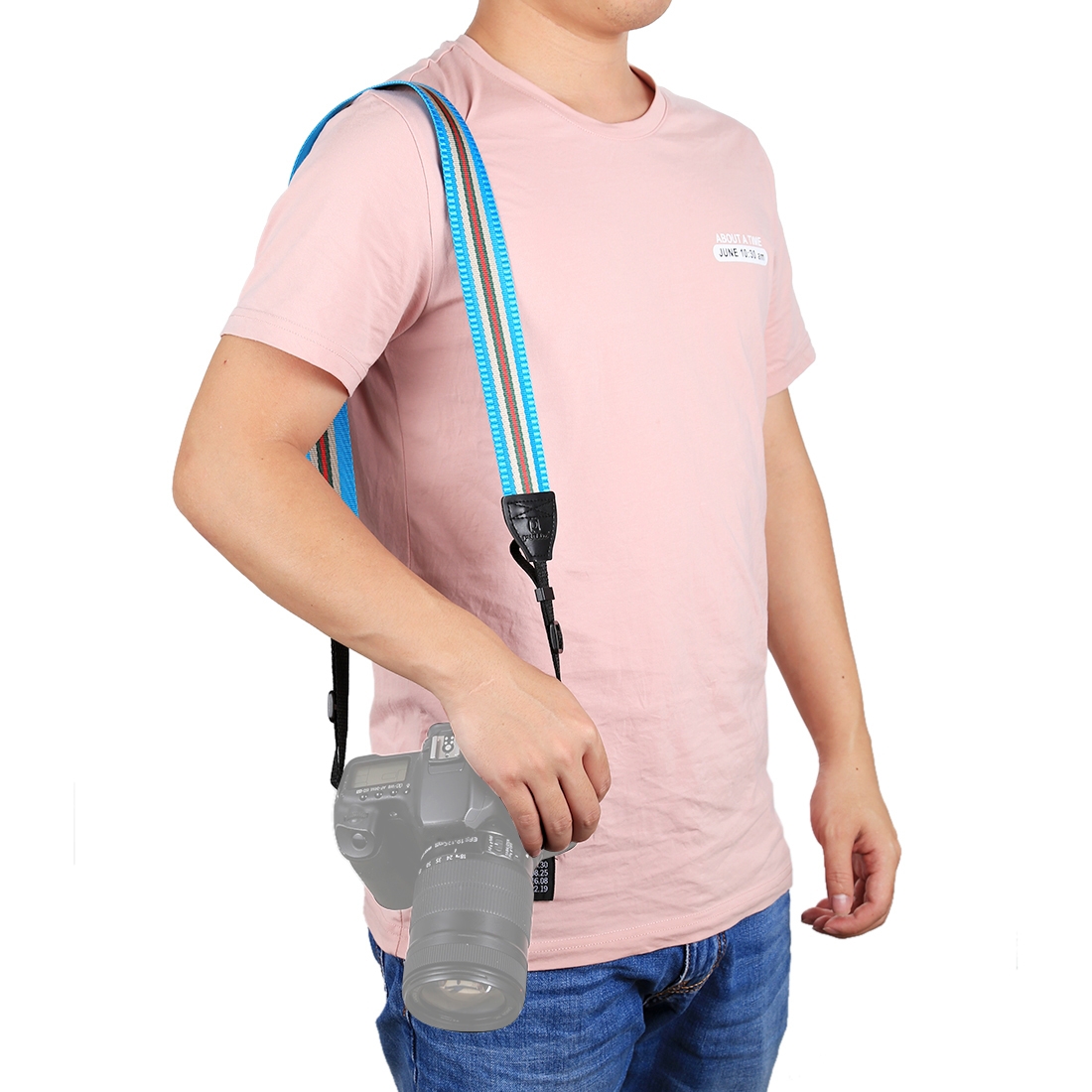 PULUZ Stripe Style Series Shoulder Neck Strap Camera Strap for SLR ...