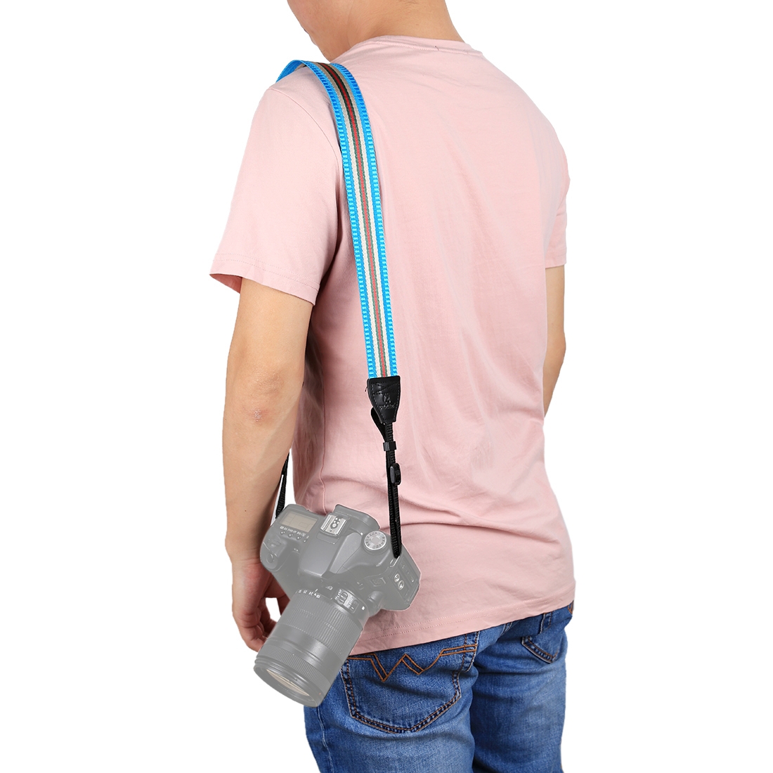 PULUZ Stripe Style Series Shoulder Neck Strap Camera Strap for SLR ...