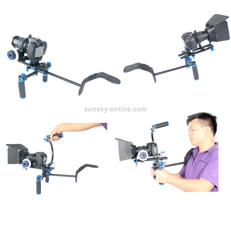 SUNSKY - YELANGU YLG0102D Dual Handles Camera Shoulder Mount Kit with ...