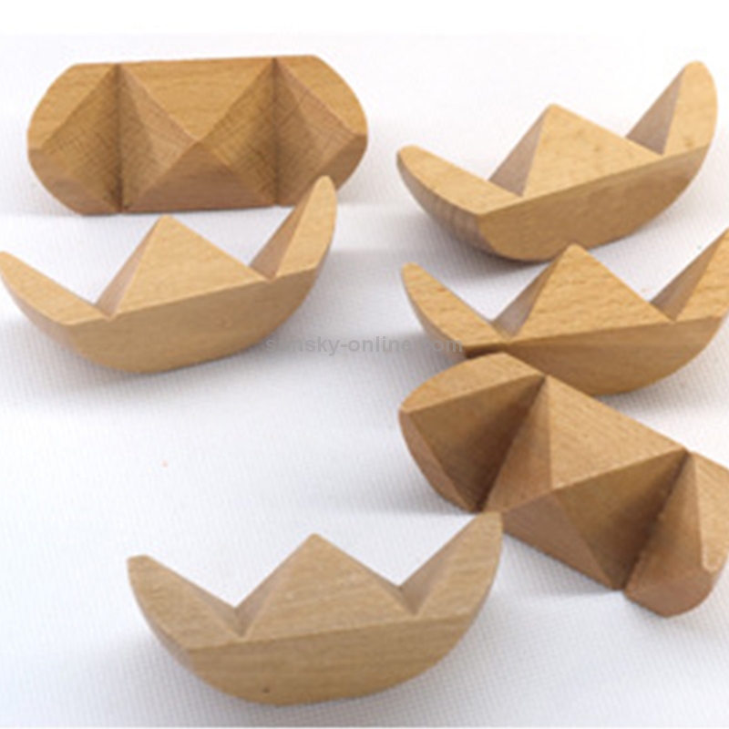 Intelligence Wooden Ball Shaped Pull-Apart IQ Puzzle Magic Cube Toy ...