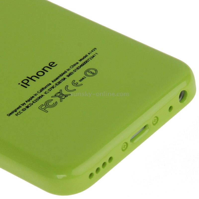 For iPhone 5C Dark Screen Non-Working Fake Dummy Display Model (Green)