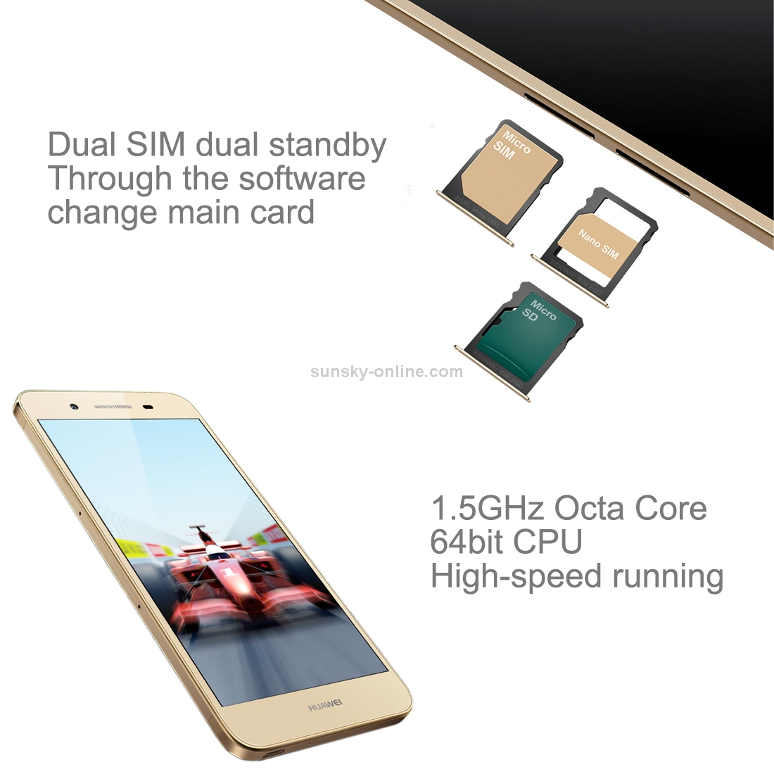 Huawei Enjoy 5S TAG-AL00, 2GB+16GB, China Version